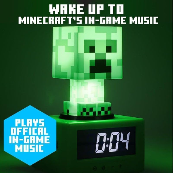 Paladone - Officially Licensed Minecraft Creeper Alarm Clock – Creoly